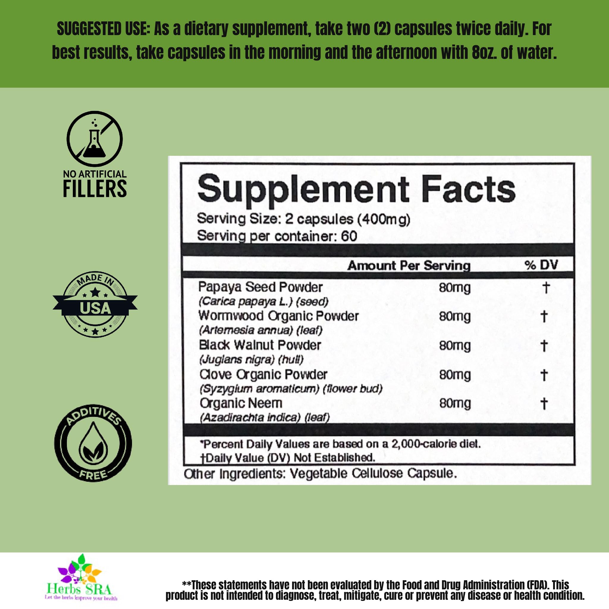 digestive balance with neem and herbs