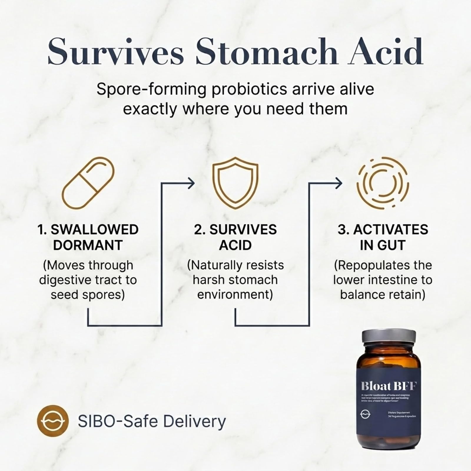 Digestive enzyme capsules for comfort