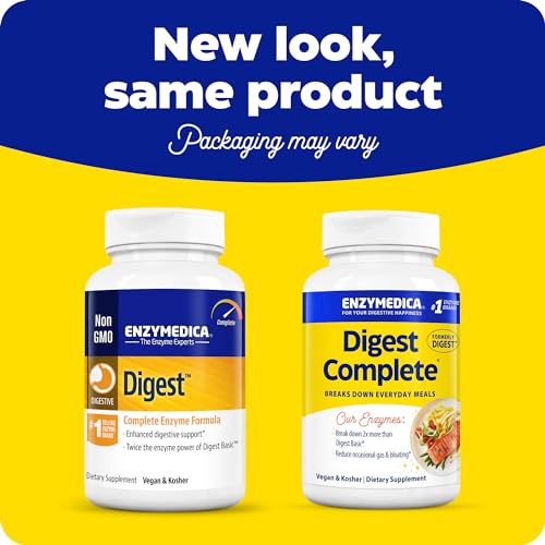 Digestive enzyme formula for bloating relief