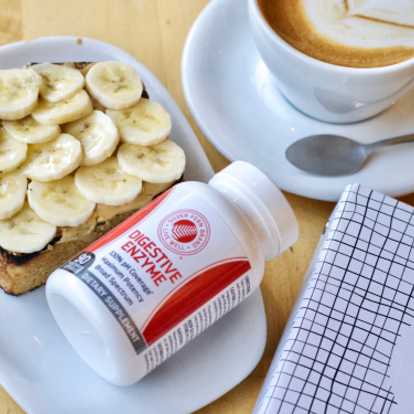 Digestive enzyme supplement for nutrient absorption