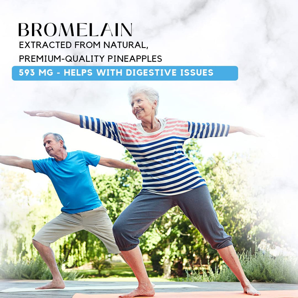 Digestive enzyme support with bromelain