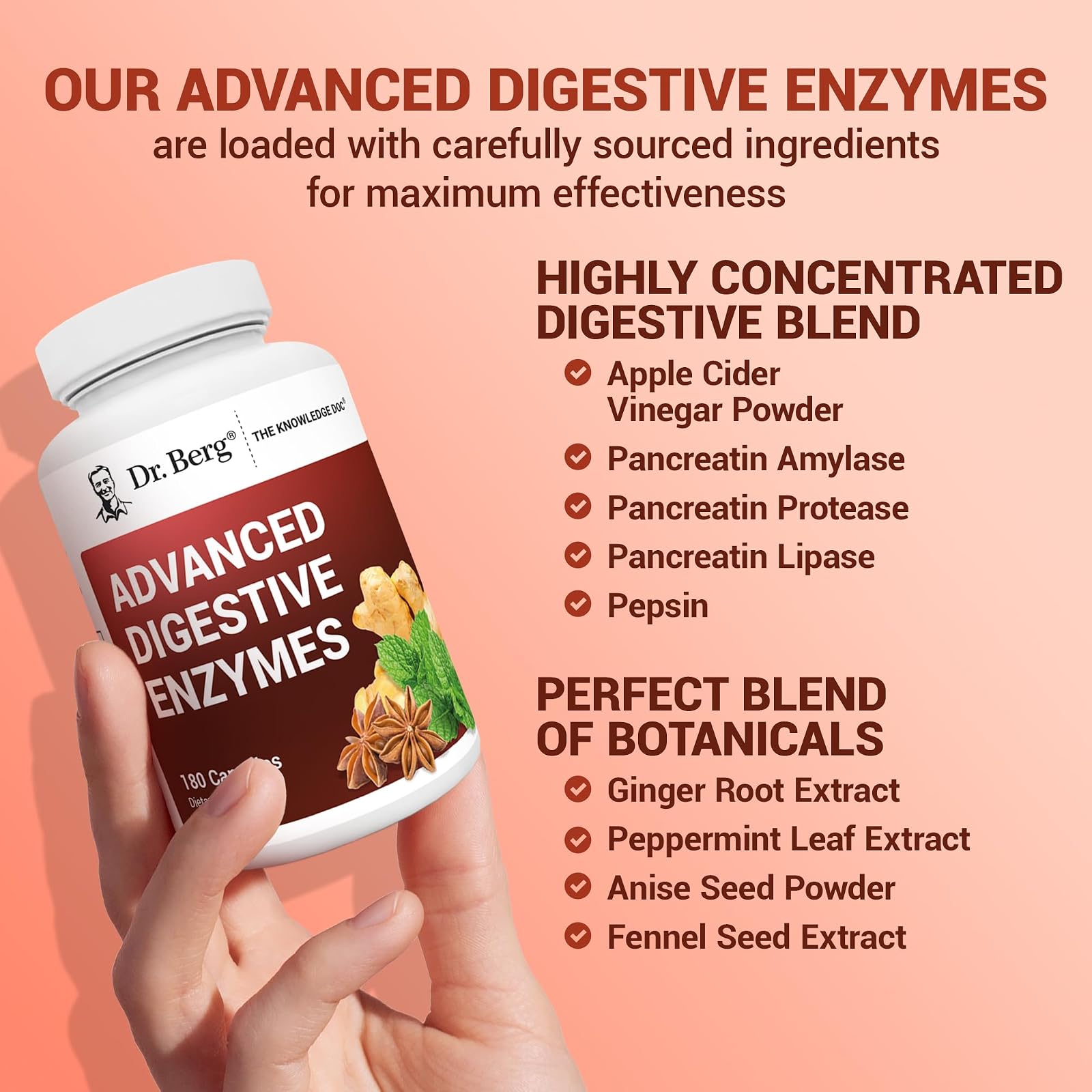 Digestive enzymes capsules for everyday wellness