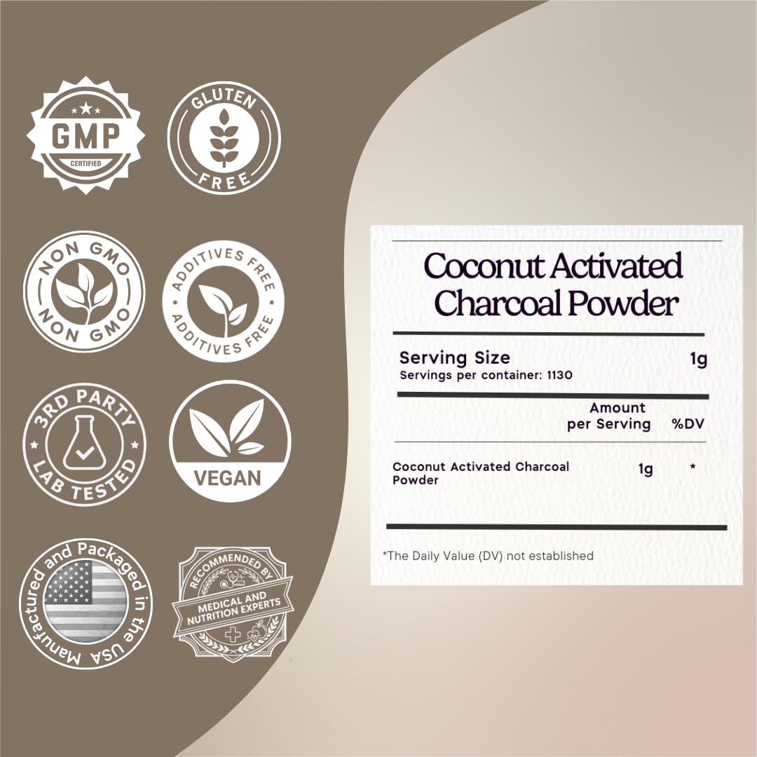 digestive enzymes coconut charcoal supplement