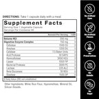 Digestive enzymes complex for bloating relief