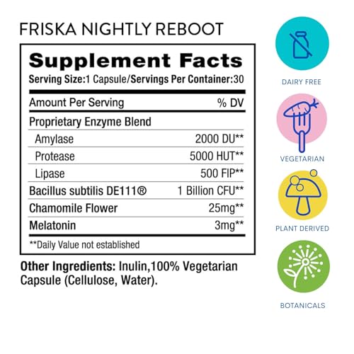 Digestive enzymes for a peaceful night's sleep