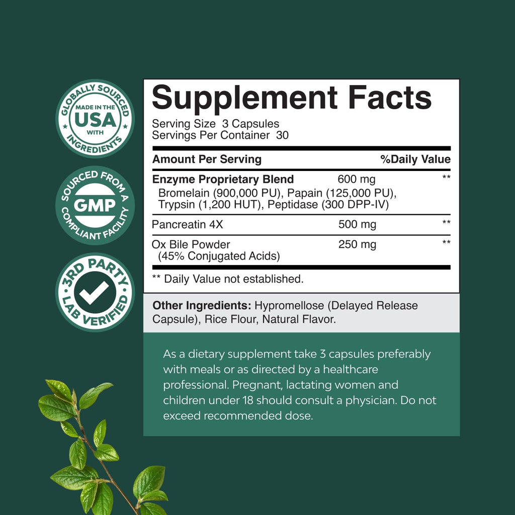 digestive enzymes for better gut function