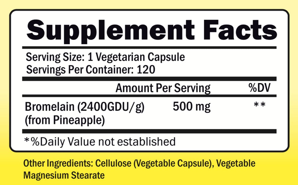 Digestive enzymes for bloating relief
