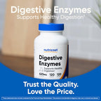 Digestive enzymes for bloating relief