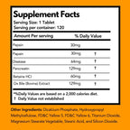 Digestive enzymes for bloating relief