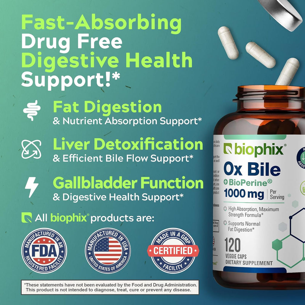 digestive enzymes for improved bile production