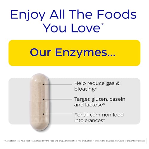 Digestive enzymes for improved gut health