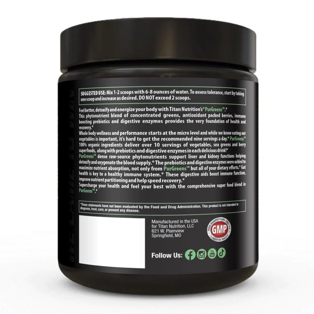 digestive enzymes in PurGREENS formula