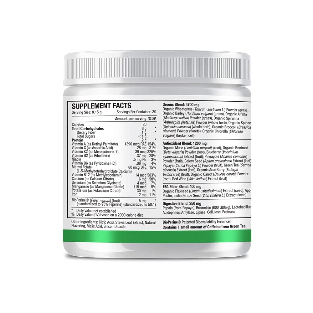 digestive enzymes in spirulina