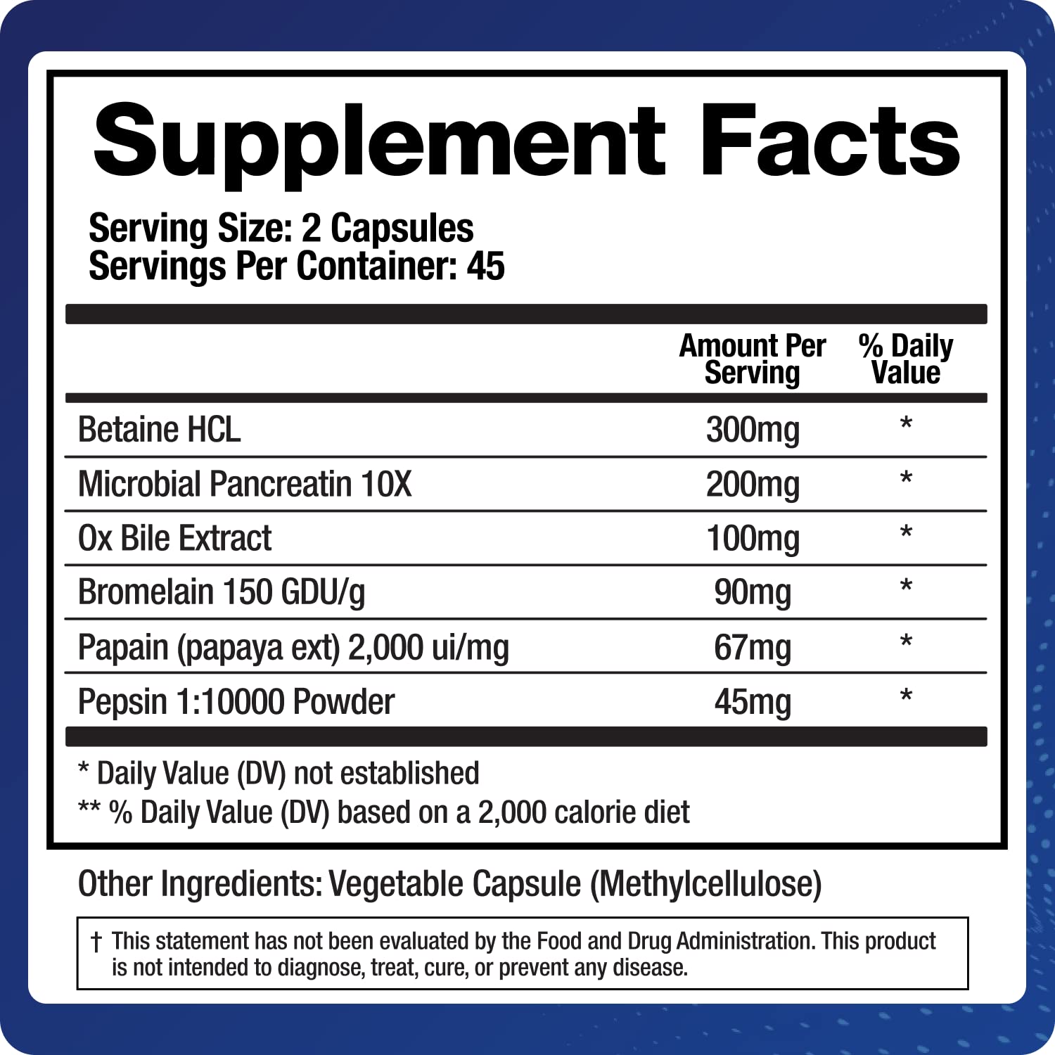digestive enzymes supplement for bloating relief