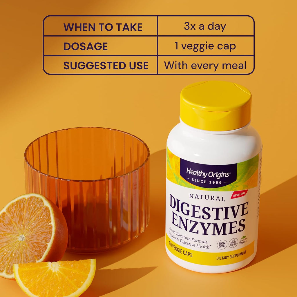 Digestive enzymes support for nutrient absorption