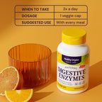 Digestive enzymes support for nutrient absorption