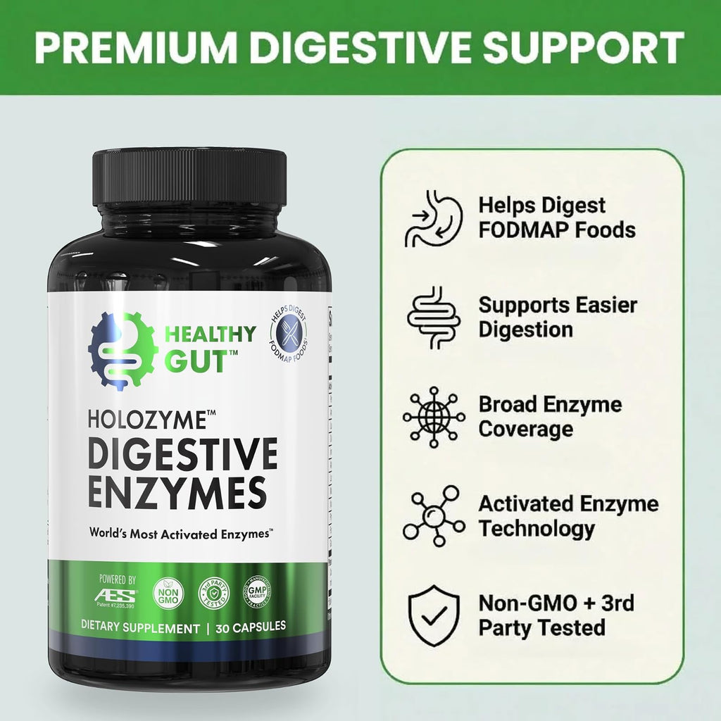 Digestive enzymes support healthy digestion