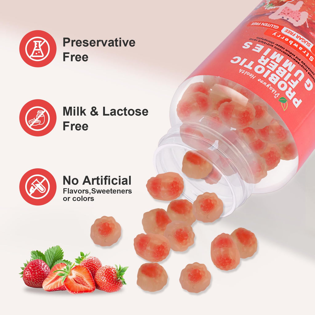 Digestive enzymes support with gummies