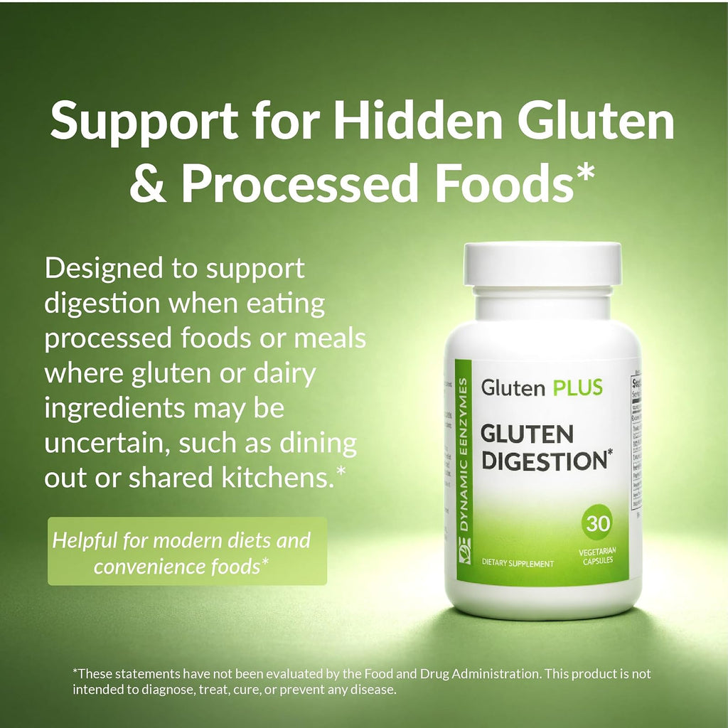 Digestive enzymes to support gluten digestion