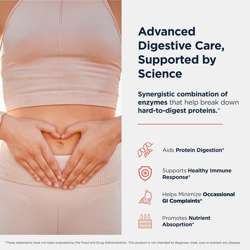 Digestive enzymes to support nutrient absorption