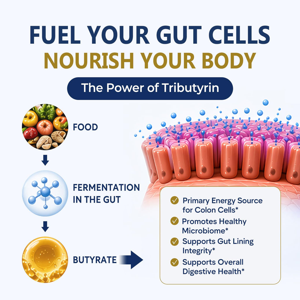 Digestive enzymes with butyrate benefits