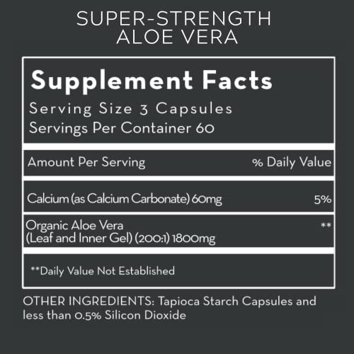 digestive health aloe vera supplements