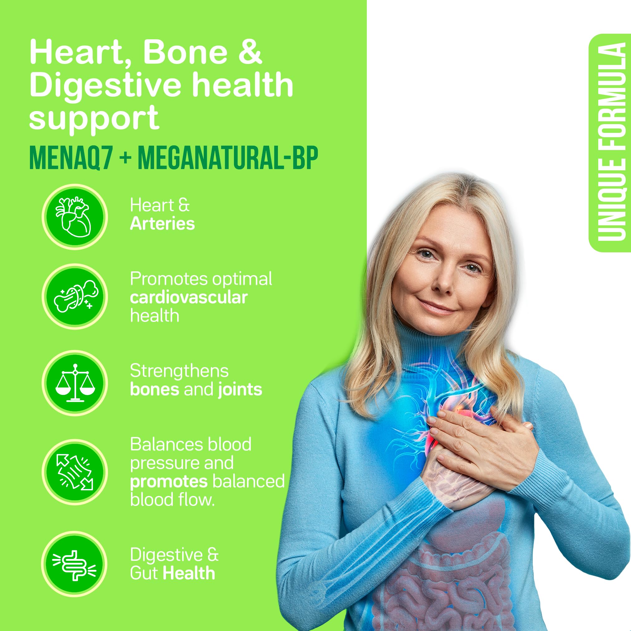 Digestive health blended vitamin supplements