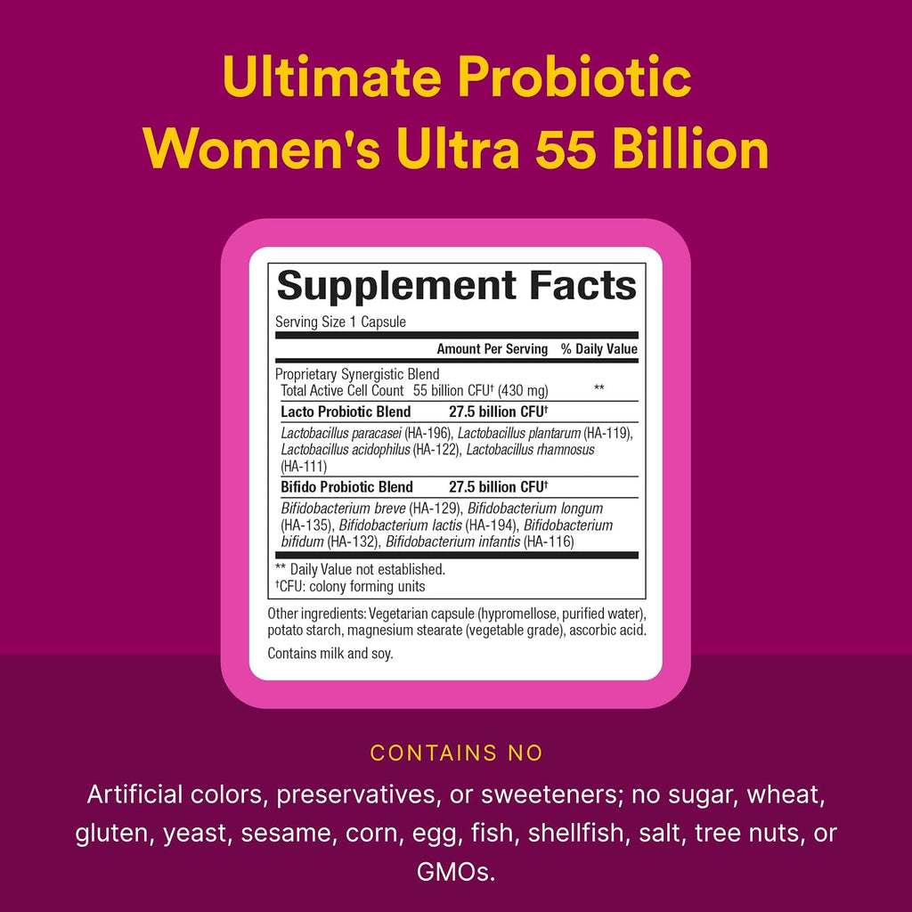 Digestive health capsules for women