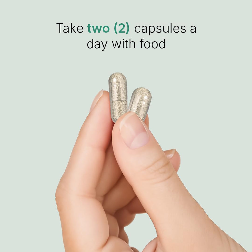 Digestive health capsules with chia