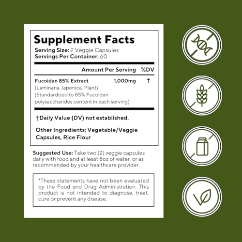 digestive health capsules with fucoidan