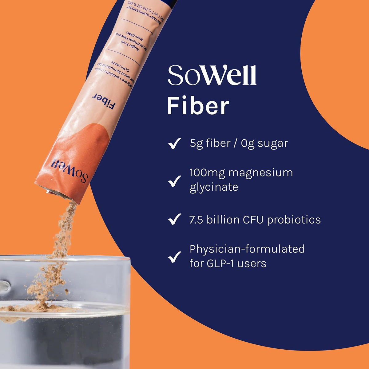 digestive health fiber drink mix