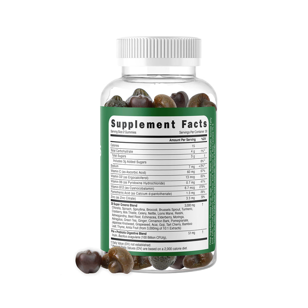 Digestive health from probiotic gummies