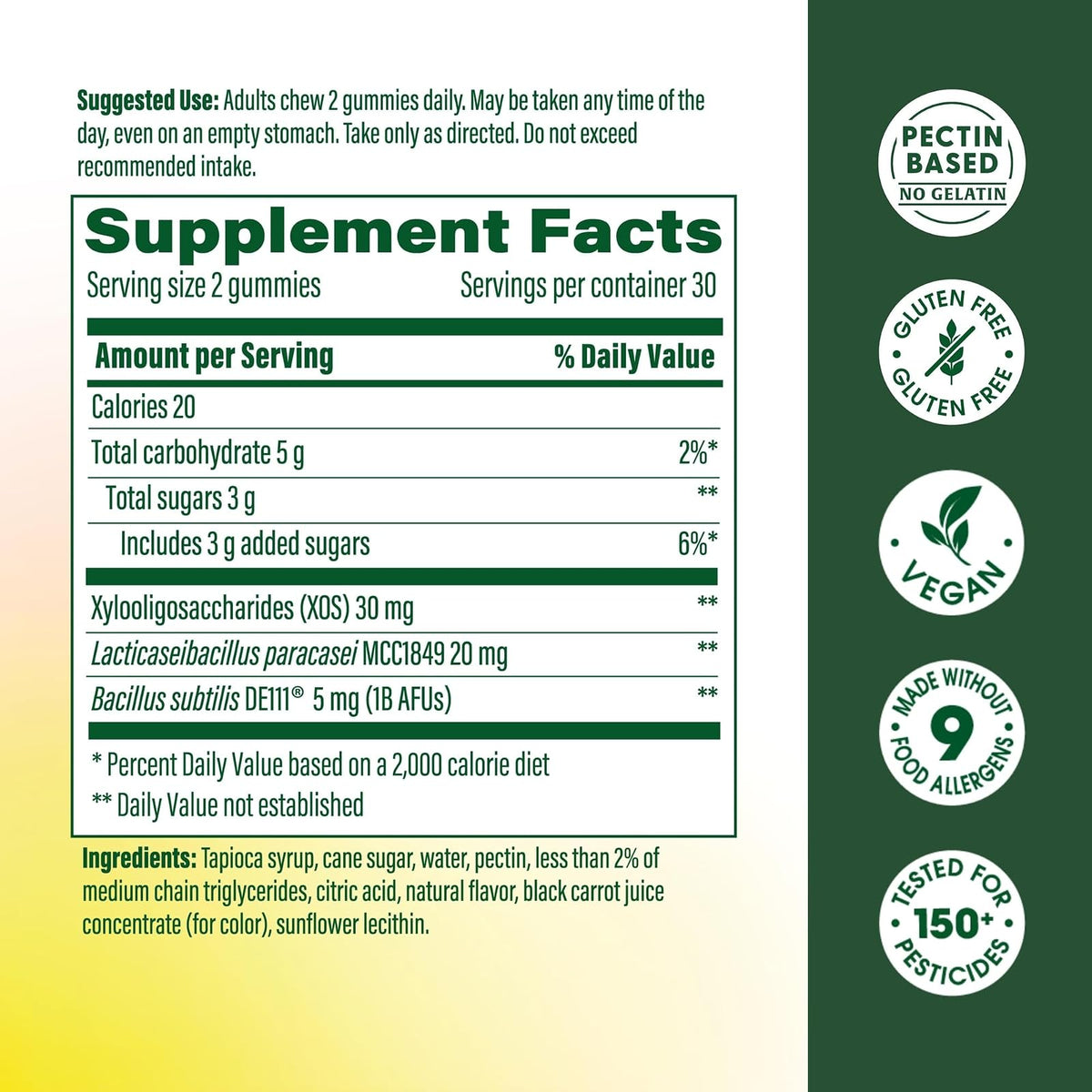 digestive health gummy supplements