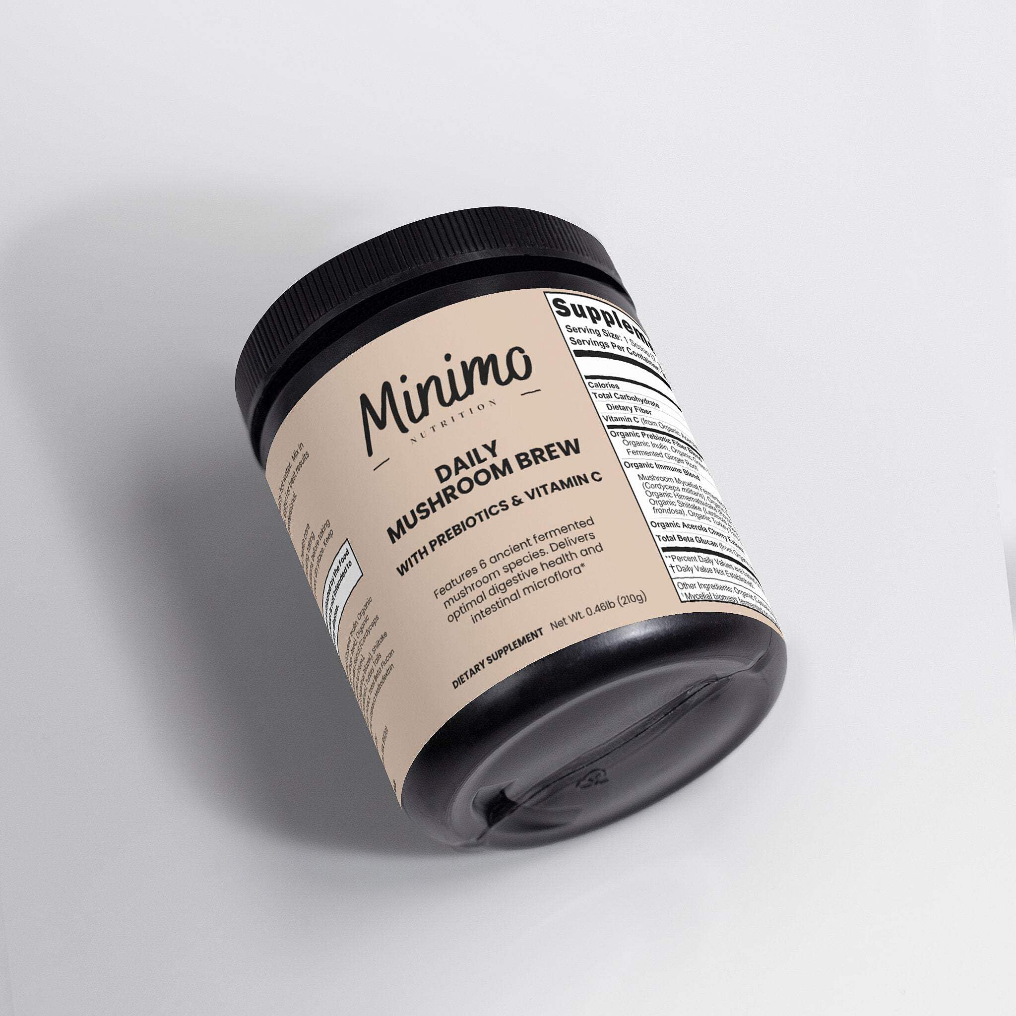 digestive health mushrooms with vitamin C