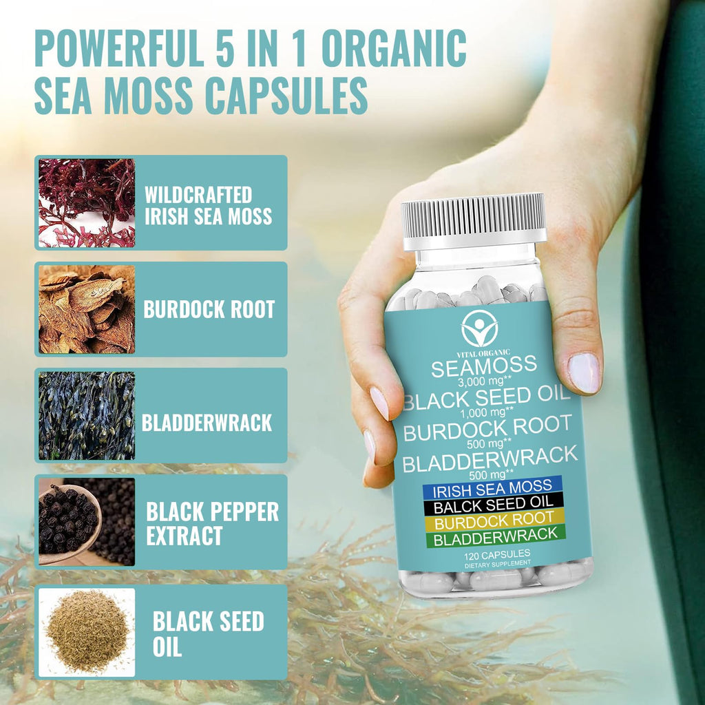 digestive health sea moss capsules