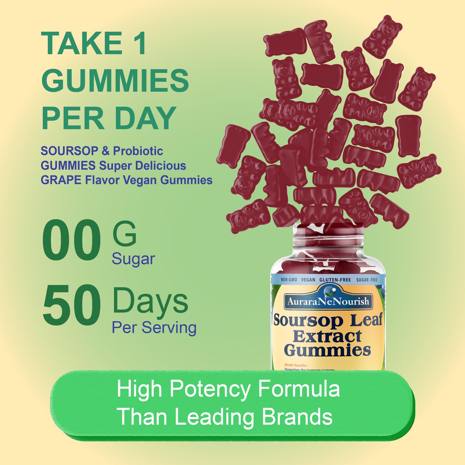 digestive health soursop gummies
