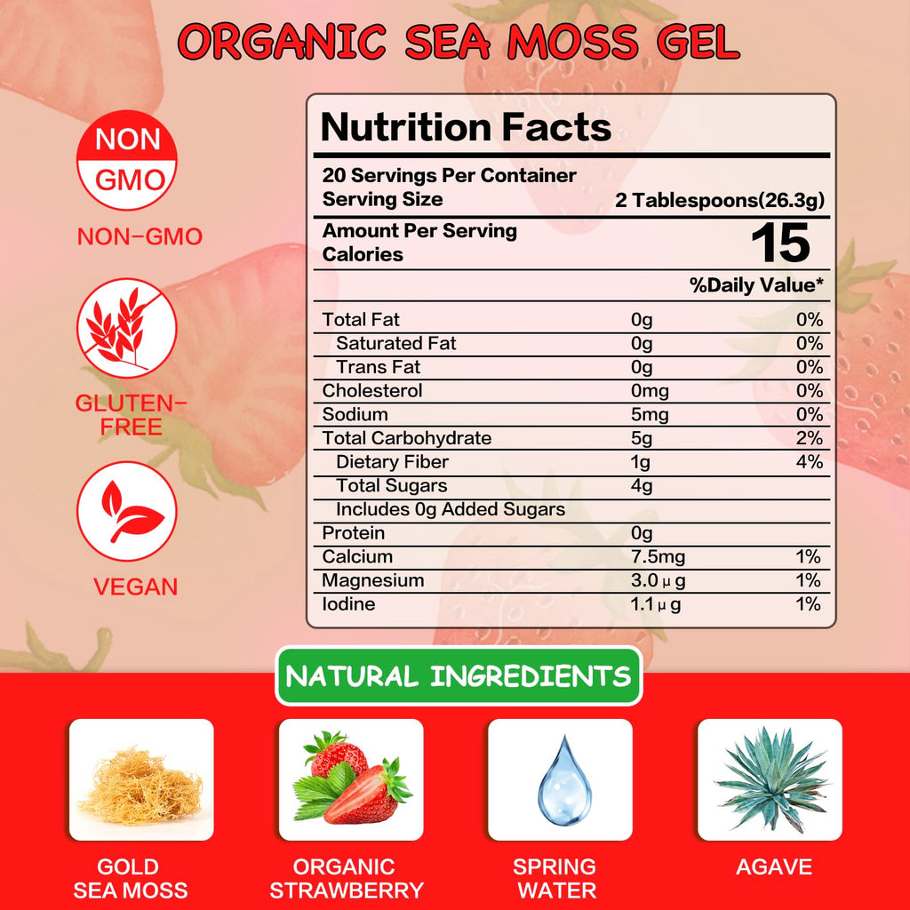 Digestive health superfood sea moss