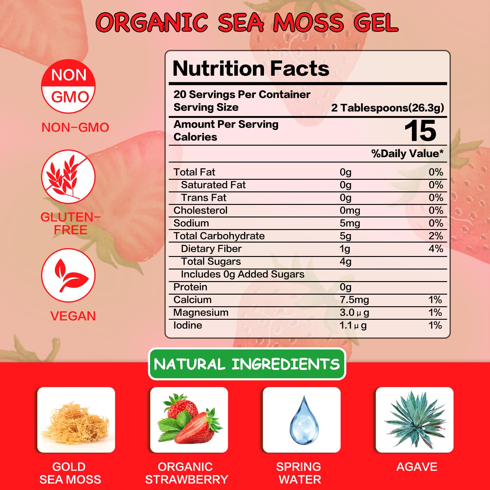 Digestive health superfood sea moss