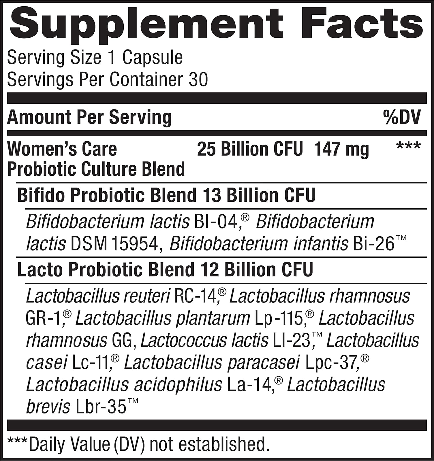 Digestive health support for women