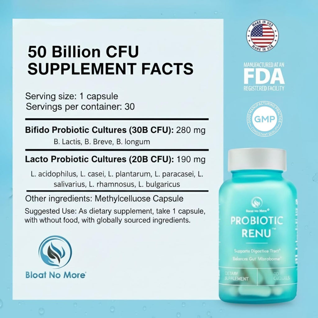 Digestive health support probiotics