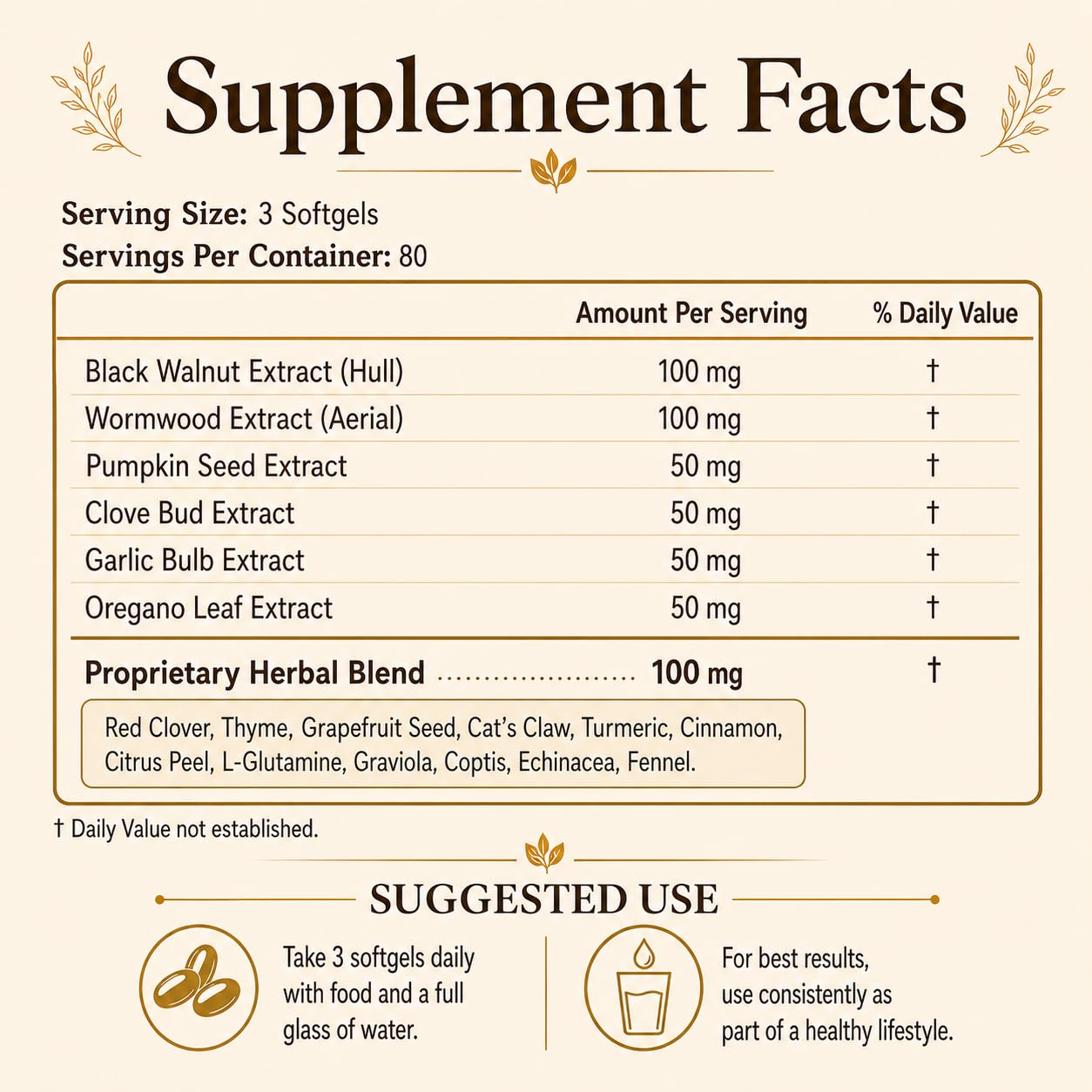 digestive health support softgels