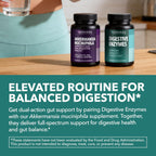 Digestive health support with enzymes