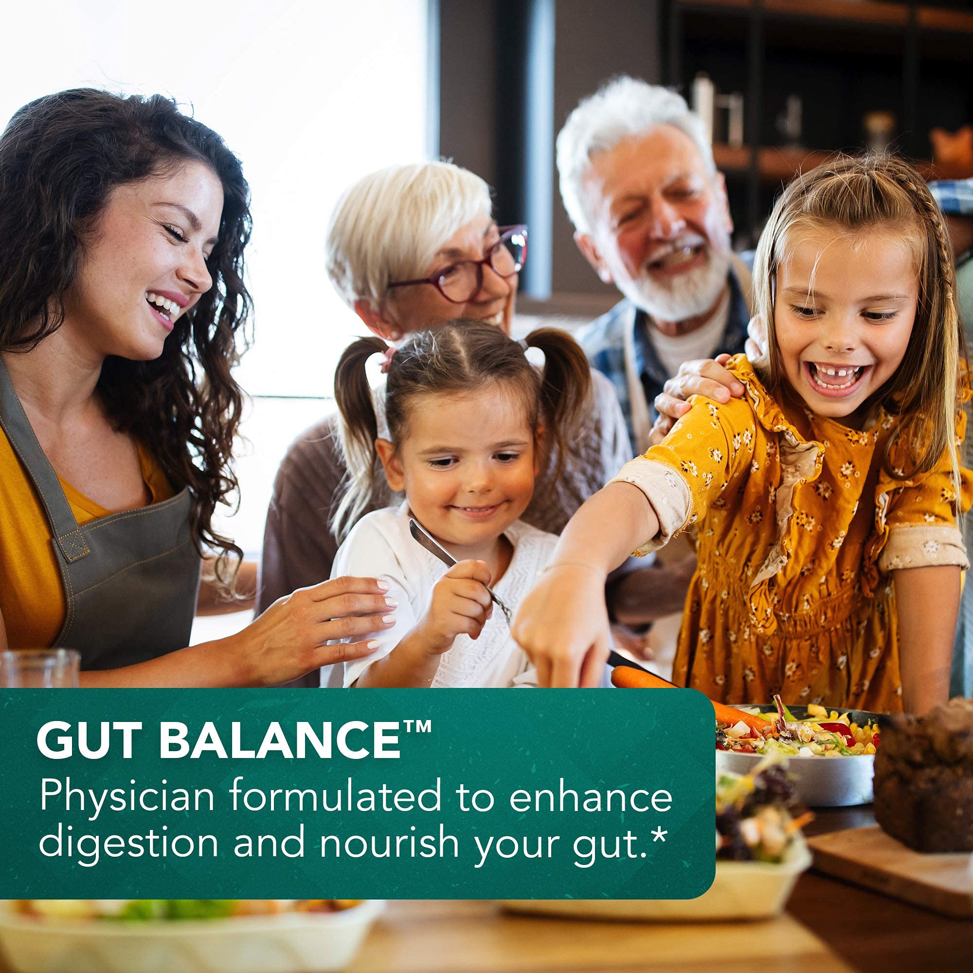 Digestive health support with natural extracts