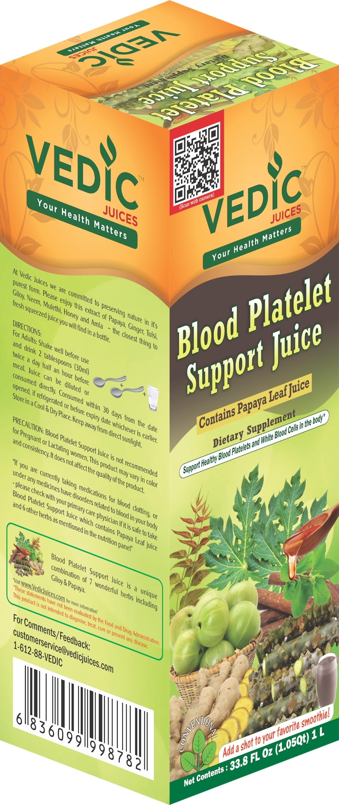 digestive health support with papaya juice