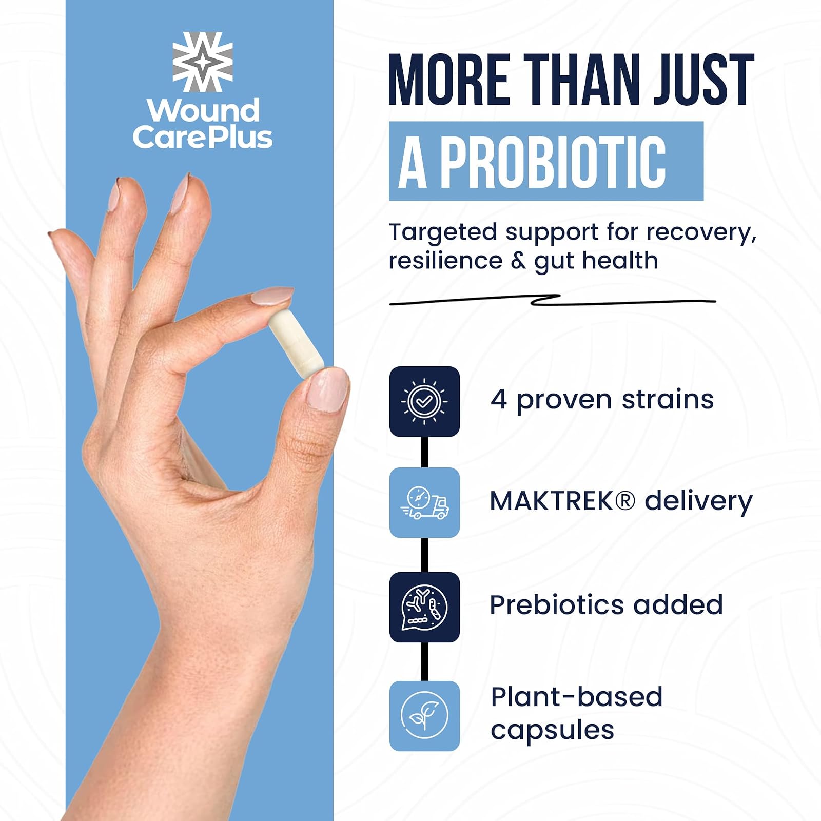 Digestive health support with probiotics