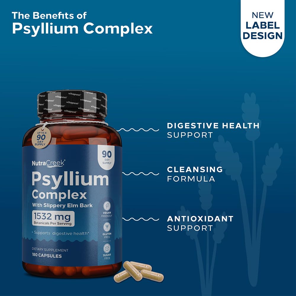Digestive health support with psyllium
