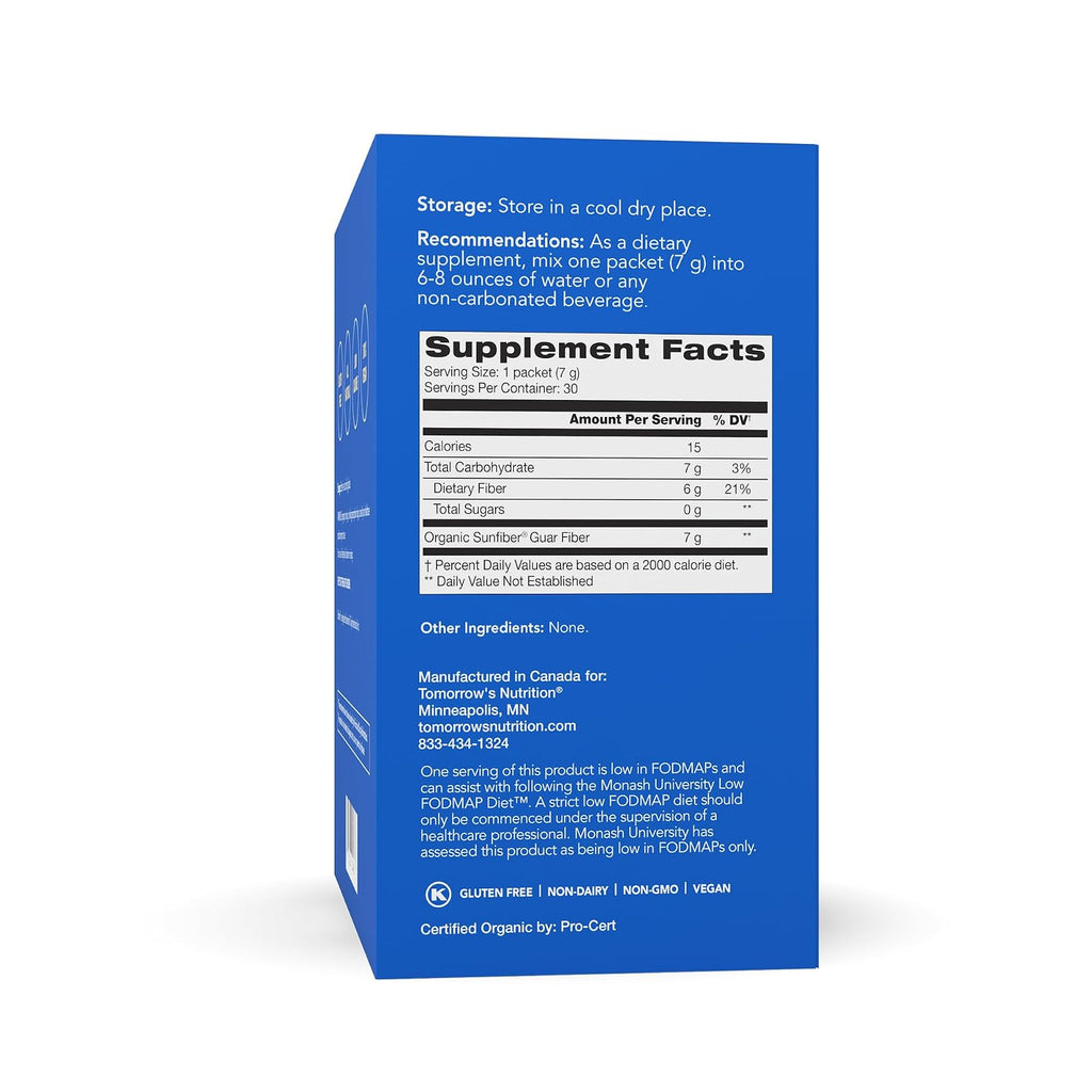 Digestive health support with Sunfiber