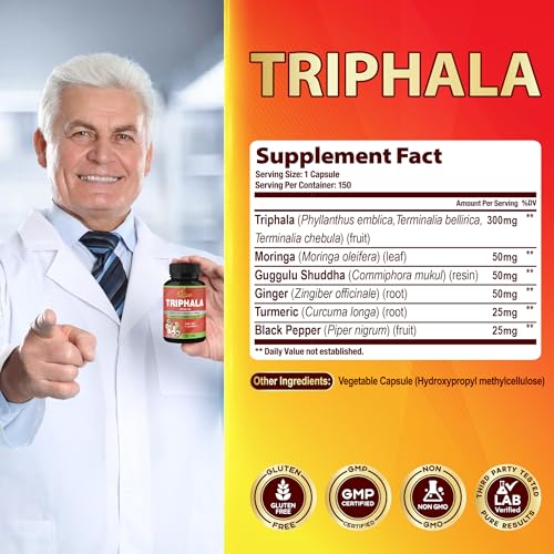 Digestive health triphala capsules