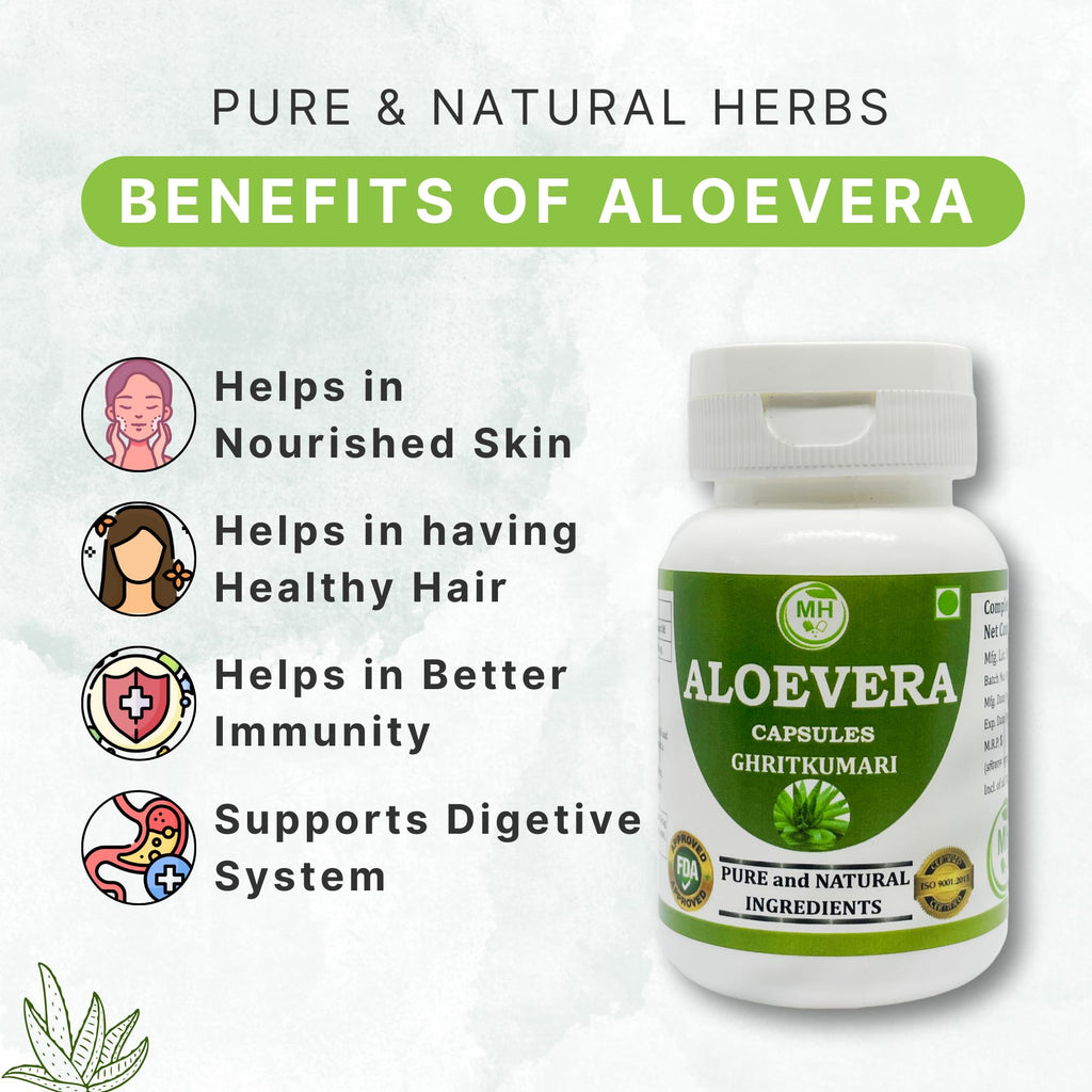 digestive health with aloe vera capsules