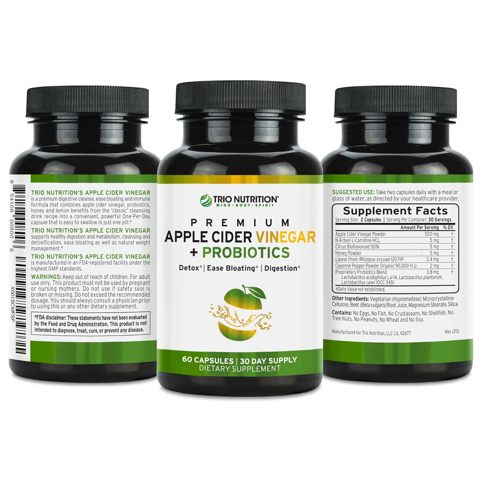 digestive health with apple cider vinegar